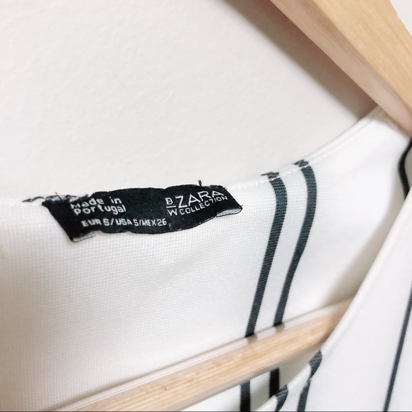 Zara | Dresses | Zara Wb Collection Side Ruffle White Dress | Poshmark